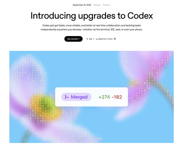 OpenAI、コーディングAI「GPT-5-Codex」リリース 有料プランで提供開始 - ITmedia AI＋