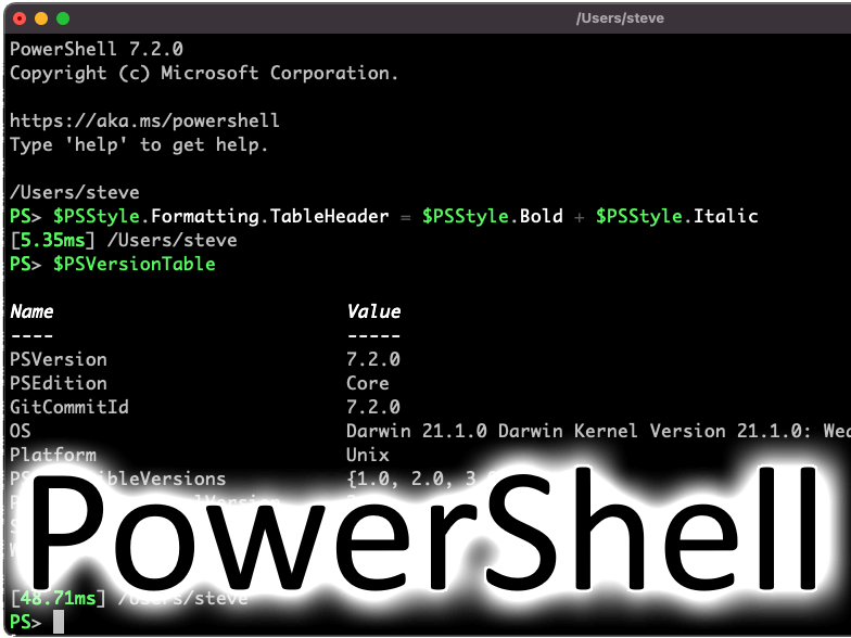 Microsoft、「PowerShell 7.2」の一般提供を開始：Microsoft Updateで自動更新が可能に、ANSIサポートも ...