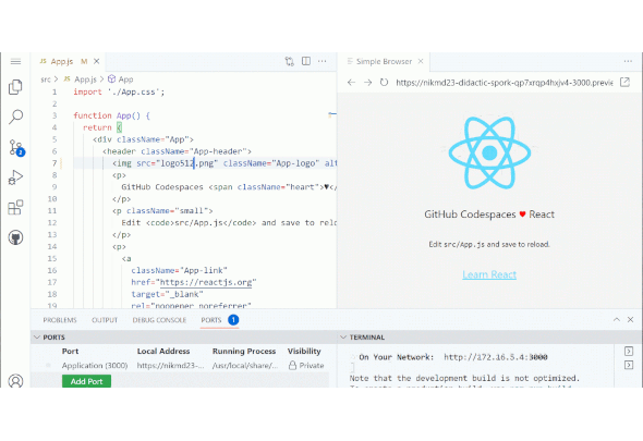 GitHubがクラウドホスト型開発環境「Codespaces」を月60時間まで無料提供、できることは？：GPU利用可のCodespaces限定 ...