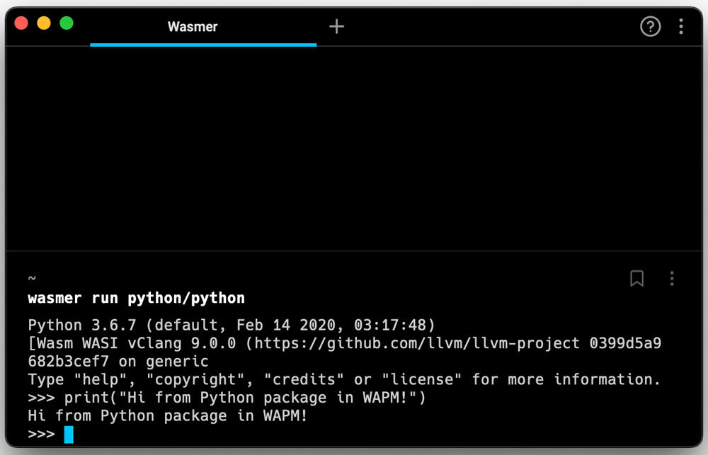 WebAssemblyランタイム「Wasmer 3.0」公開、WAPMパッケージを直接実行できる「run」コマンド実装：WAPMパッケージを ...