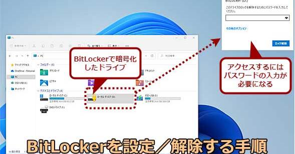 [B! BitLocker] まさかの情報漏えいからあなたを守る「BitLocker」の使い方【Windows 11】