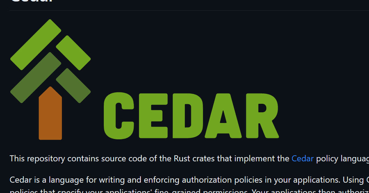 AWS、ポリシー言語「Cedar」のSDKをオープンソースで公開：ポリシーでアプリケーションアクセスをきめ細かく制御 - ＠IT