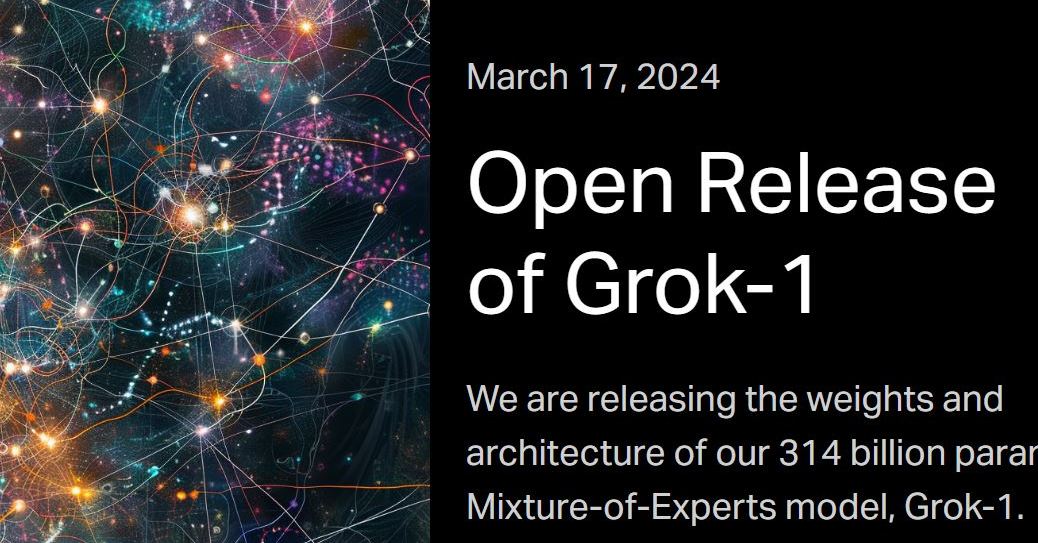 3140億パラメーターのLLM「Grok-1」をオープンソース化 イーロン・マスク氏設立のxAI：AIチャットbot「Grok」の基盤 - ＠IT