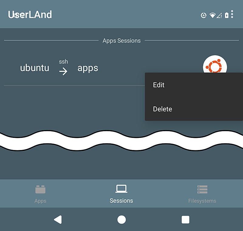 「ここでLinuxが使えたら」を解決するAndroidスマホでLinuxを実行する方法 (l_wi-androidlinuxterm21.png) - ＠IT