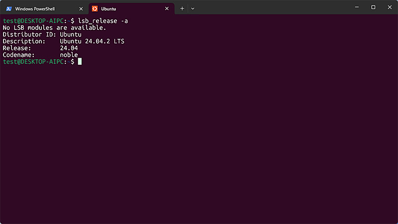 WSL活用の第一歩、Linuxのコマンド実行とアプリの追加をマスターしよう (l_wi-wslbasic02_04.png) - ＠IT