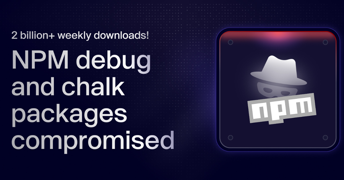 合計で毎週20億以上ダウンロード、「debug」「Chalk」など18の人気npmパッケージにマルウェア混入：メンテナーを狙ったフィッシングメールがサプライチェーン攻撃の引き金に - ＠IT