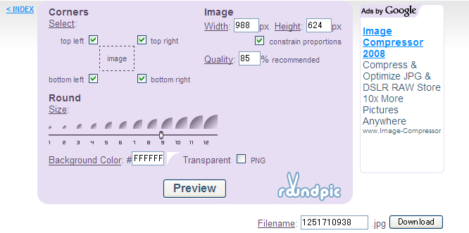 RoundPic：Webサービス図鑑／画像編集 - ITmedia エンタープライズ