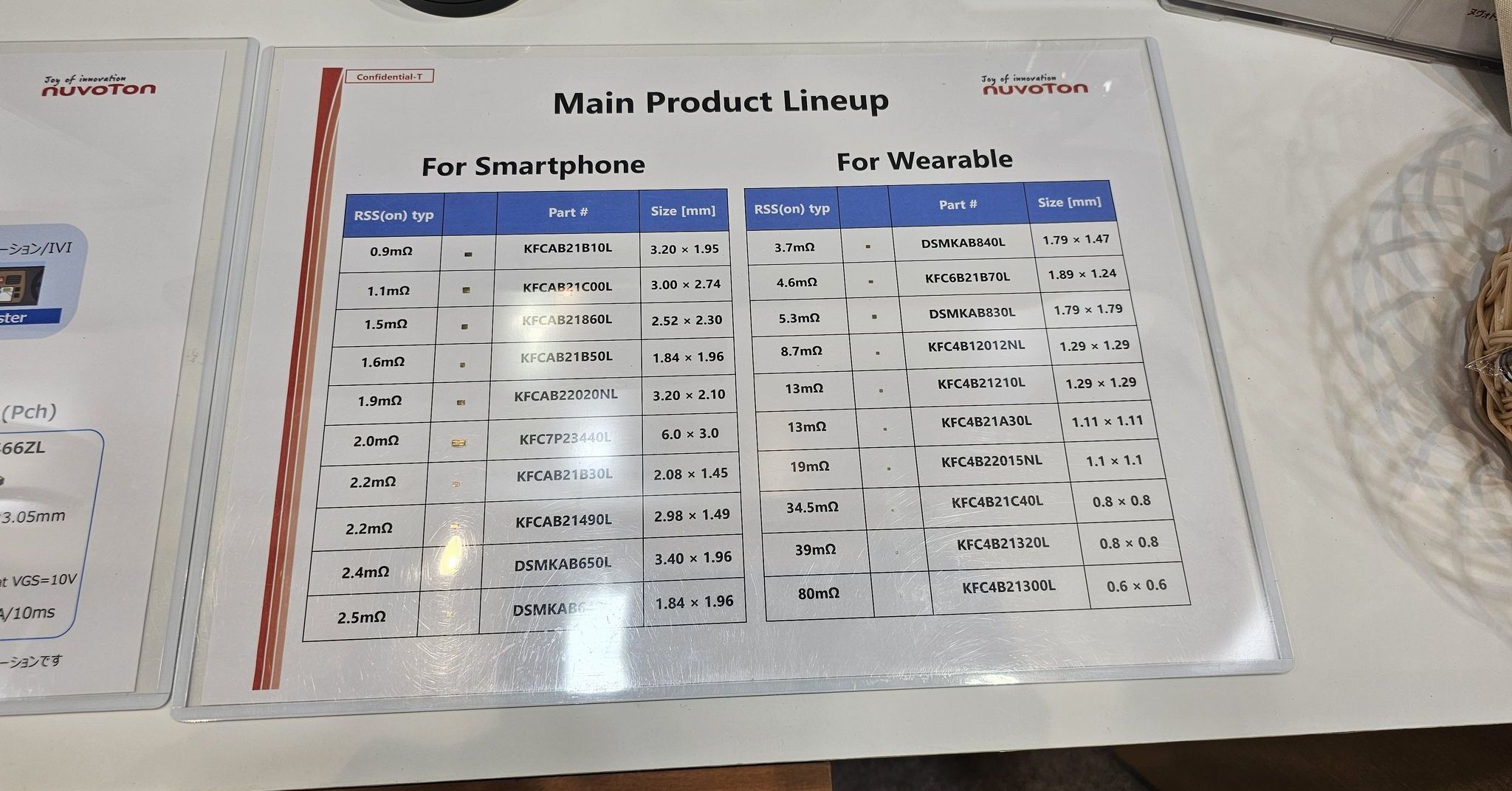 スマホの2台に1台に採用されている「CSP MOSFET」を展示、ヌヴォトン：人とくるまのテクノロジー展 2024 YOKOHAMA - EE ...