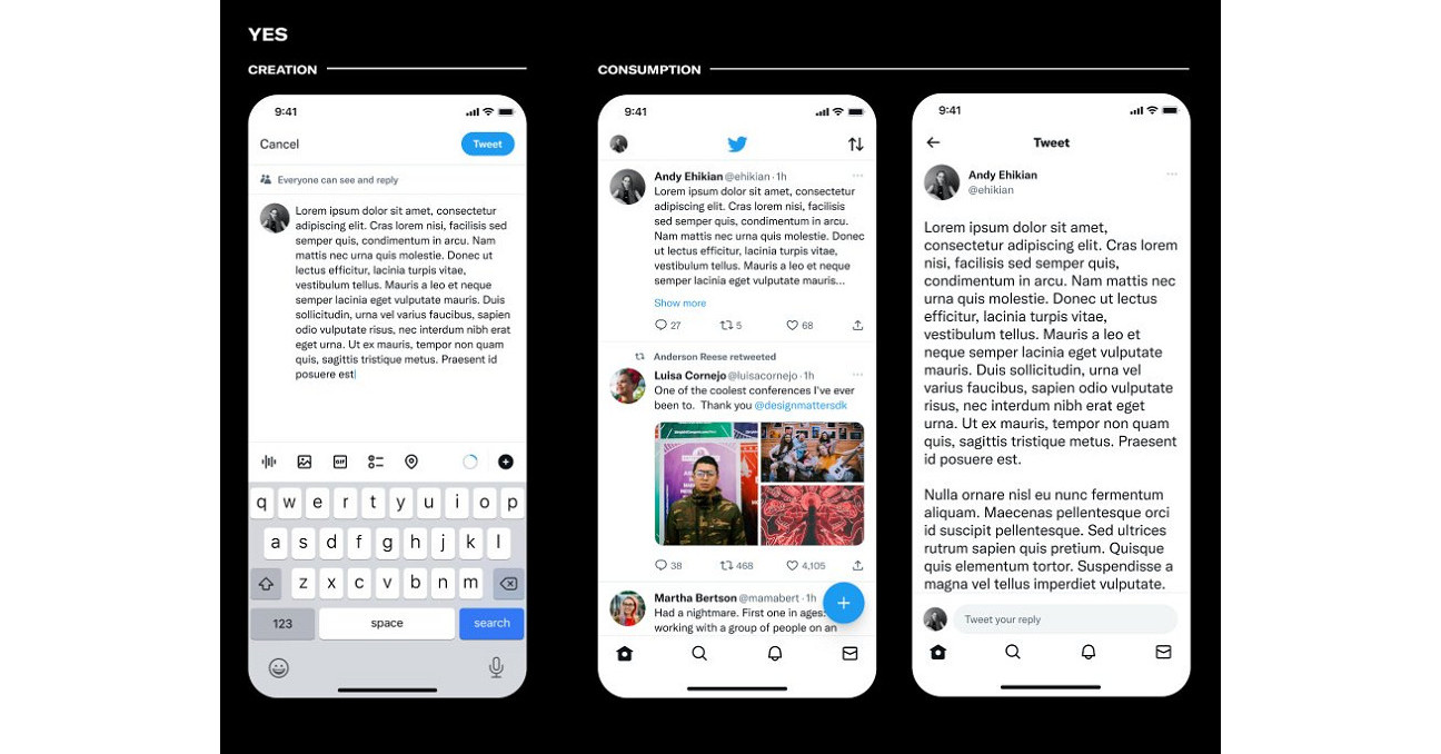 Twitter 2.0の目玉「4000字ツイート」の見せ方を公開 使いたい？：Social Media Today - ITmedia マーケティング