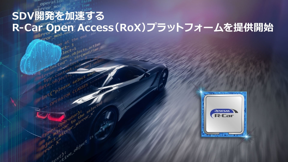 ルネサスがSDV対応の車載ソフト開発基盤「RoX」を発表、「R-Car Gen 5」を加速：車載ソフトウェア - MONOist