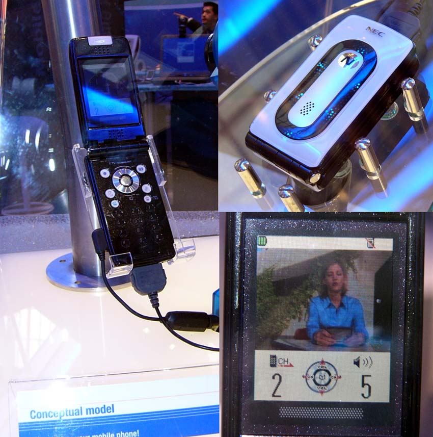 NEC、欧州でもアナログTV端末：CeBIT 2004 - ITmedia Mobile