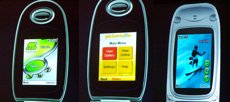 Qualcomm、UIカスタマイズ技術BREW「uiOne」をアピール：BREW 2005 Conference - ITmedia Mobile