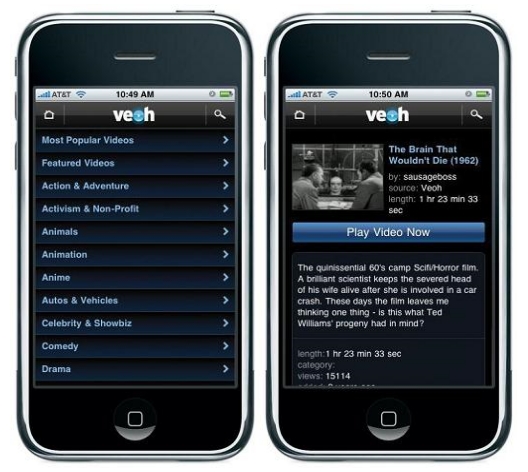 動画共有サイトのVeoh、iPhoneに対応 - ITmedia Mobile