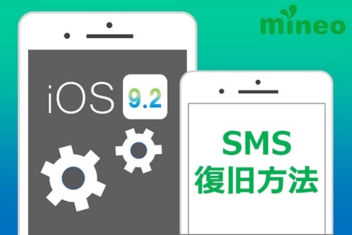 mineo、iOS 9.2のiPhone 6／6 PlusでSMSが利用不可になった場合の復旧方法を案内：auプラン（Aプラン）が対象 - ITmedia Mobile