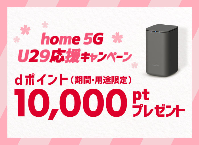 ドコモオンラインショップで「home 5G U29応援キャンペーン」終了へ 「home 5G HR01」完売間近のため - ITmedia Mobile