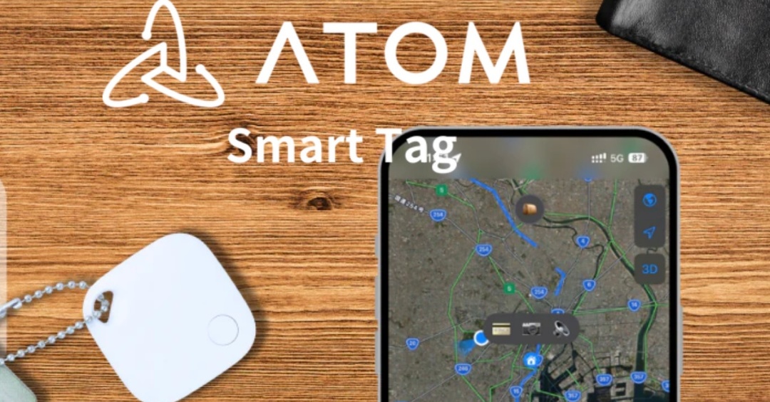 iPhoneで探せる「ATOM Smart Tag」発売 1個2980円、2個セットで5480円 - ITmedia Mobile