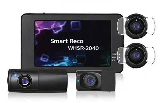 4カメラ搭載ドラレコ「PERFECT4 WHSR-2040」発売 前後左右の同時録画に対応 - ITmedia Mobile