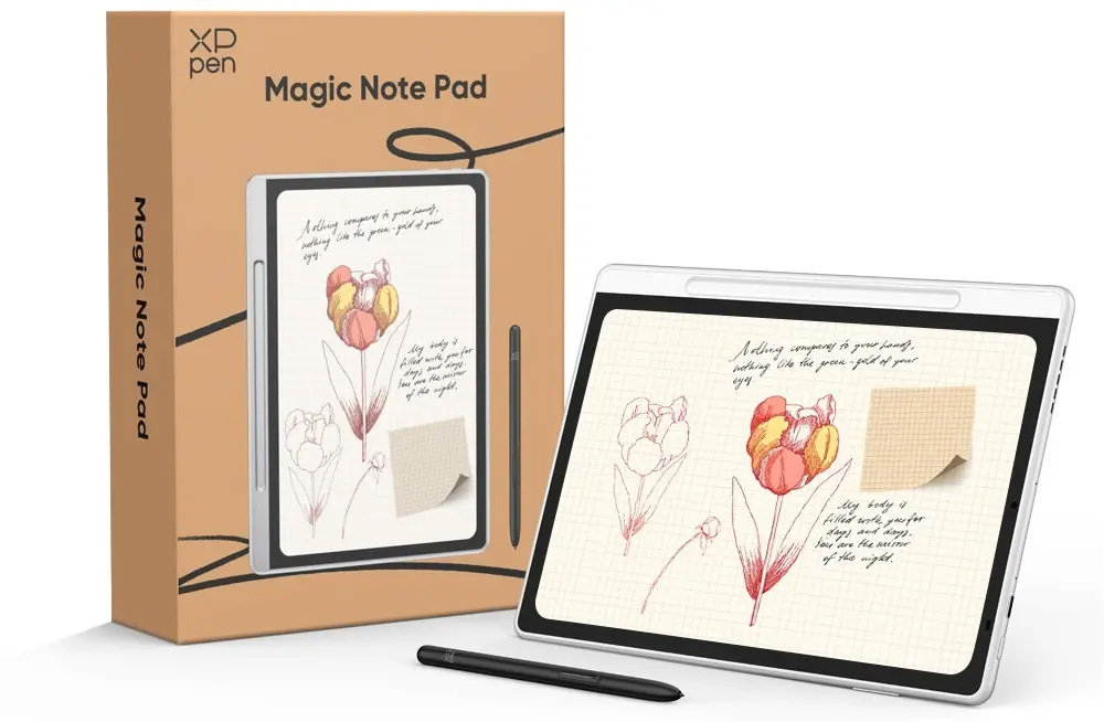 XPPenがAndroidタブレット「Magic Note Pad」発売 3つのカラーモードに対応、16K筆圧スタイラスペンが付属 ...