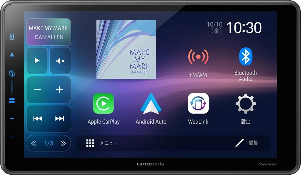 ワイヤレスでCarPlayとAndroid Autoに自動接続、9型ディスプレイオーディオ発売 パイオニアから - ITmedia Mobile