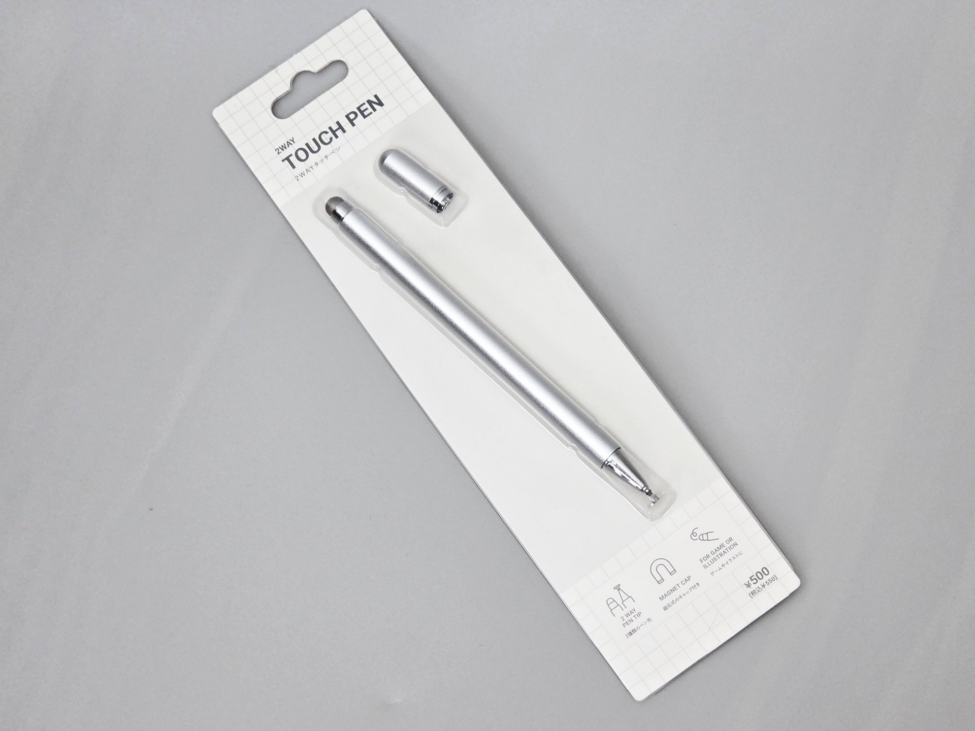 3COINSで550円の二刀流タッチペン「2WAY TOUCH PEN」はiPhoneやiPadで使いやすい？ 実物を試してみた (l_mw_3co_01_03.jpg) - ITmedia ...