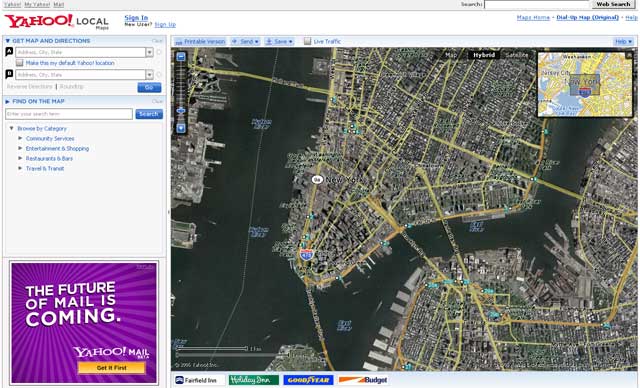 米Yahoo! Maps、正式運用開始 - ITmedia NEWS