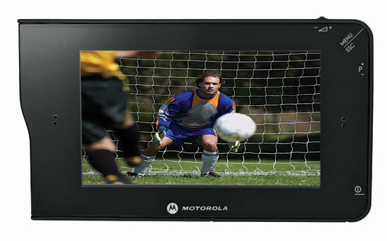 Motorola、モバイルTVプレーヤー「Mobile TV DH01」発表 - ITmedia NEWS