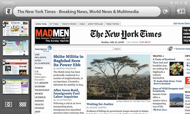 Mozilla、モバイルFirefox「Fennec」のα版リリース - ITmedia NEWS