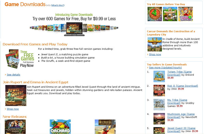 Amazon.com、PCゲームのダウンロード販売を開始 - ITmedia NEWS
