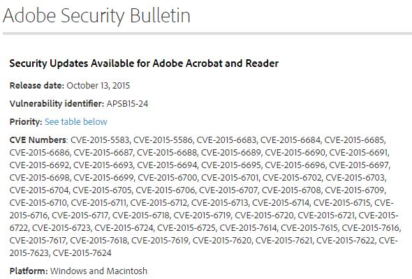 Adobeがセキュリティ更新公開 AcrobatやReader、Flash Playerに - ITmedia NEWS
