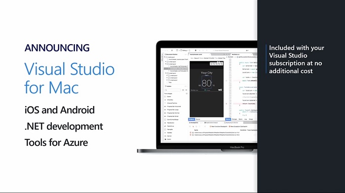 Microsoft、「Visual Studio for Mac」を発表 - ITmedia NEWS