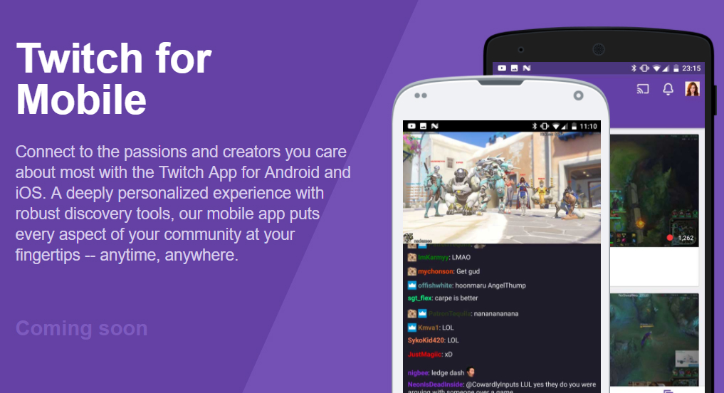 Twitchアプリ、iOS／Android端末のカメラからの実況が可能に - ITmedia NEWS