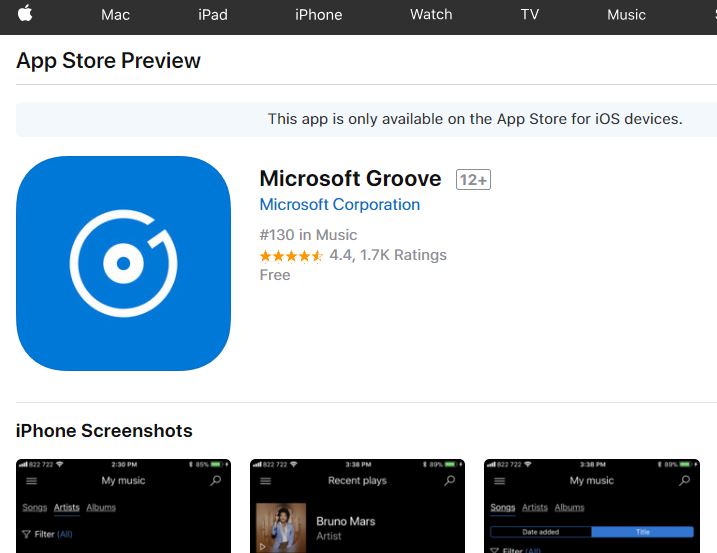 Microsoft、iOS／Android音楽アプリ「Microsoft Groove」を年末終了へ - ITmedia NEWS