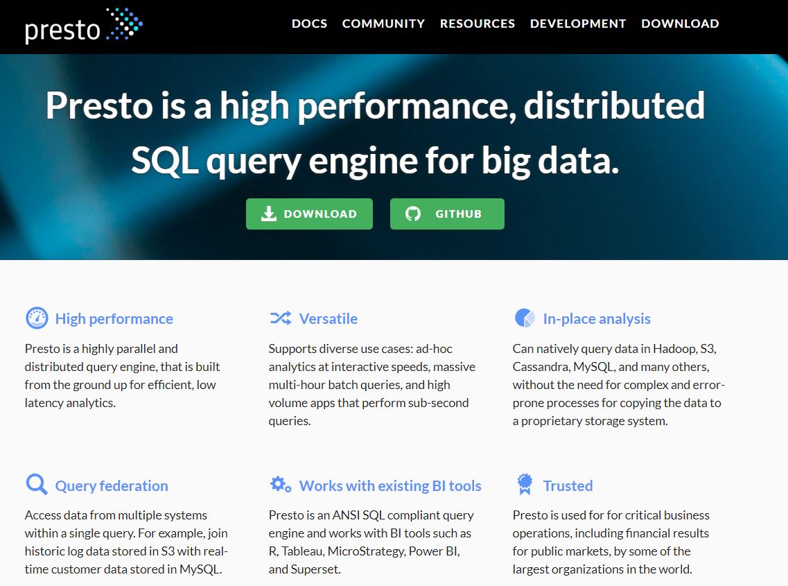 Facebook発の分散SQLエンジン「Presto」開発団体が発足 「発展に向け努力する」：“生みの親”らが参加 - ITmedia NEWS