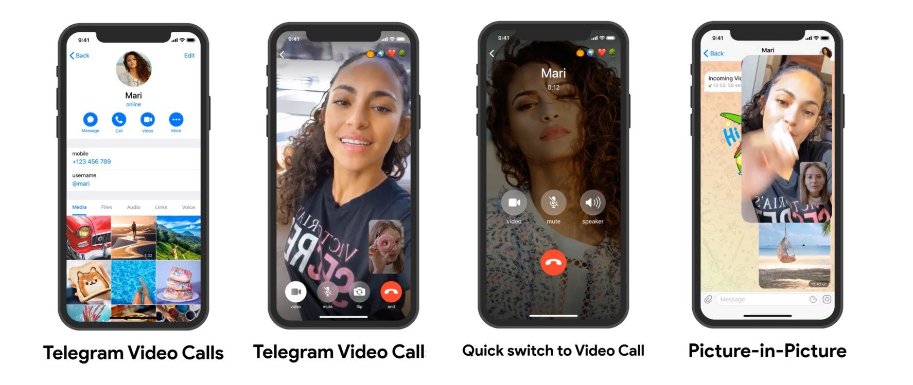 Telegram、1対1の動画チャットもE2Eの暗号化 - ITmedia NEWS