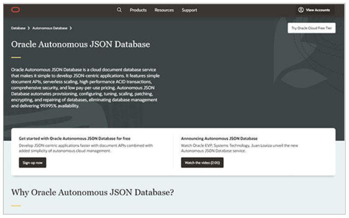 Oracle、「Autonomous JSON Database」発表 クラウド上のスケーラブルなJSONデータベース - ITmedia NEWS
