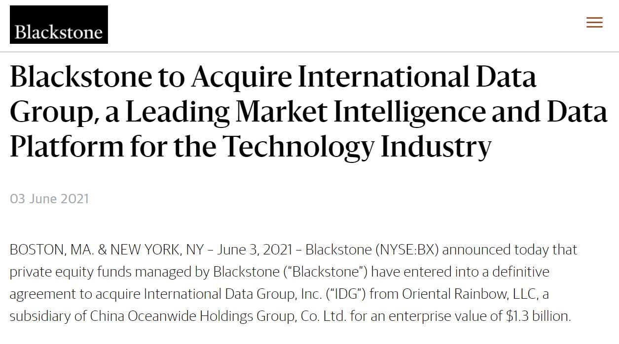 MacWorldやIDC運営のIDGをBlackstoneが13億ドルで買収 - ITmedia NEWS