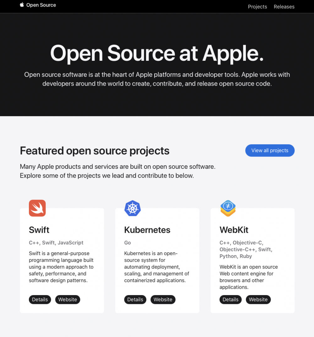 Apple、Apple Open Sourceサイトをリニューアル Kubernetesも紹介 - ITmedia NEWS