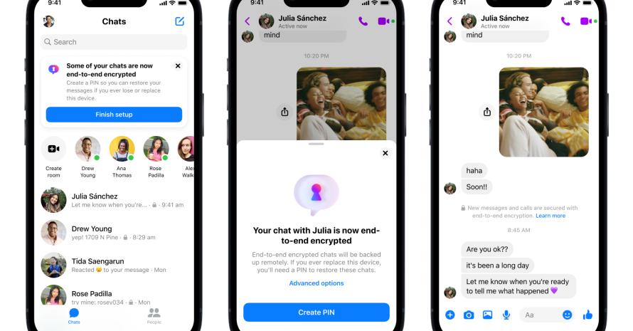 Meta、「Messenger」のデフォルトE2EEテスト開始 - ITmedia NEWS