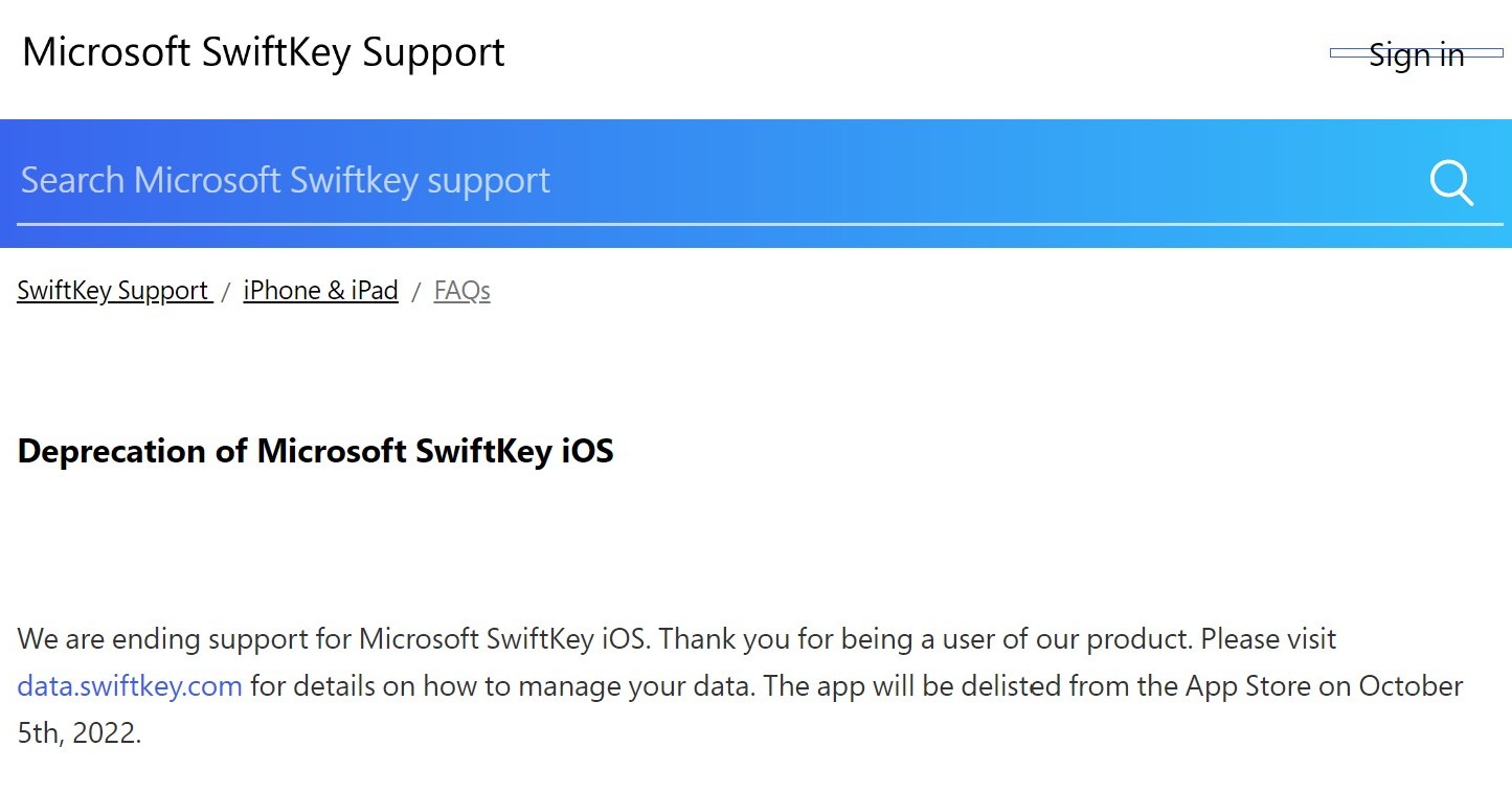 Microsoft、キーボードアプリ「SwiftKey」のiOS版終了へ Android版は継続 - ITmedia NEWS