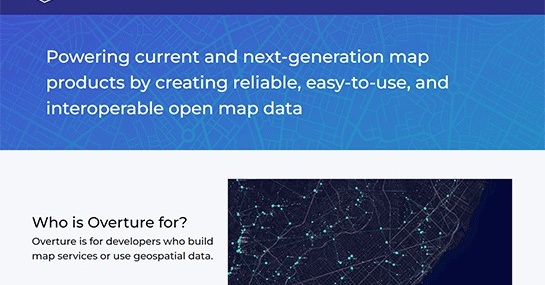 AWS、MS、Metaらがオープンな地図データを実現する「Overture Maps Foundation」結成 2023年前半にはデータ公開へ - ITmedia NEWS