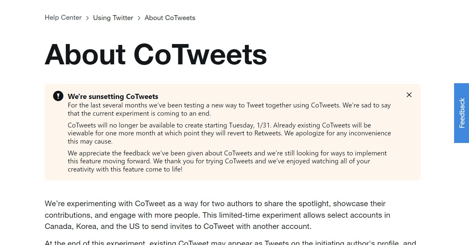 Twitter、共同投稿機能「CoTweets」終了 - ITmedia NEWS