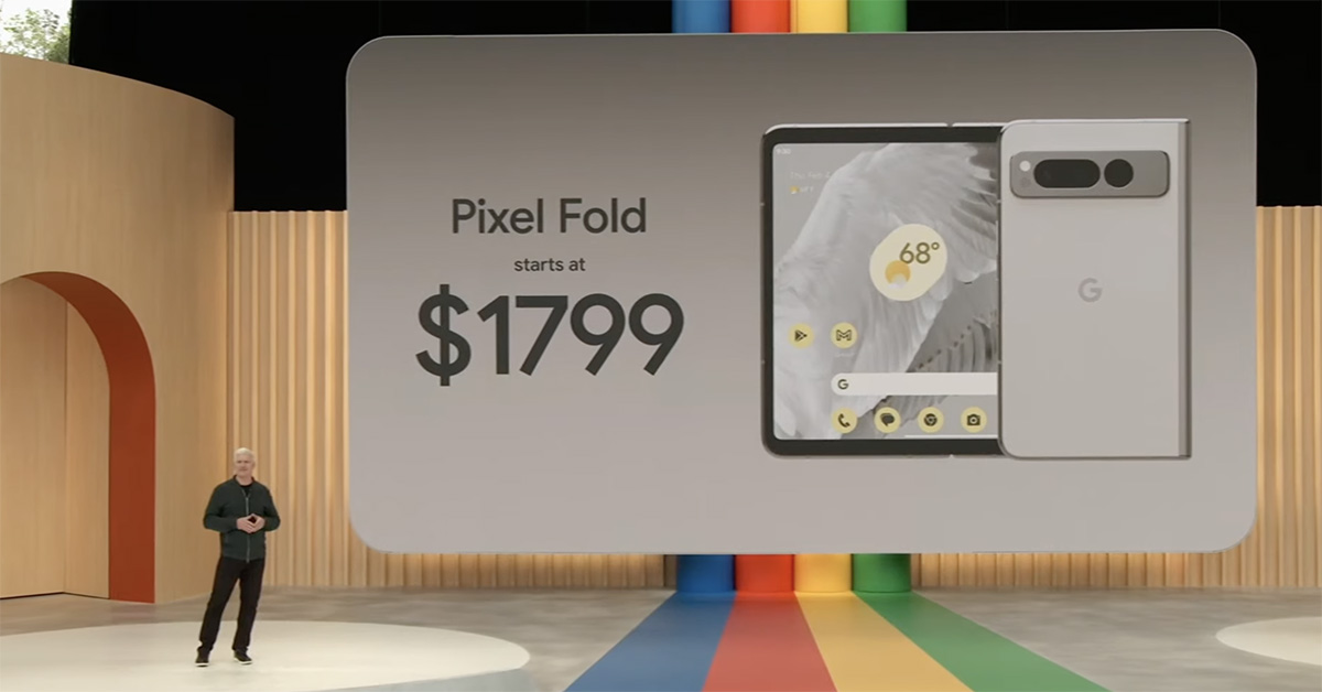 Google初、折りたたみスマホ「Pixel Fold」正式発表 25万3000円：Google I/O 2023 - ITmedia NEWS