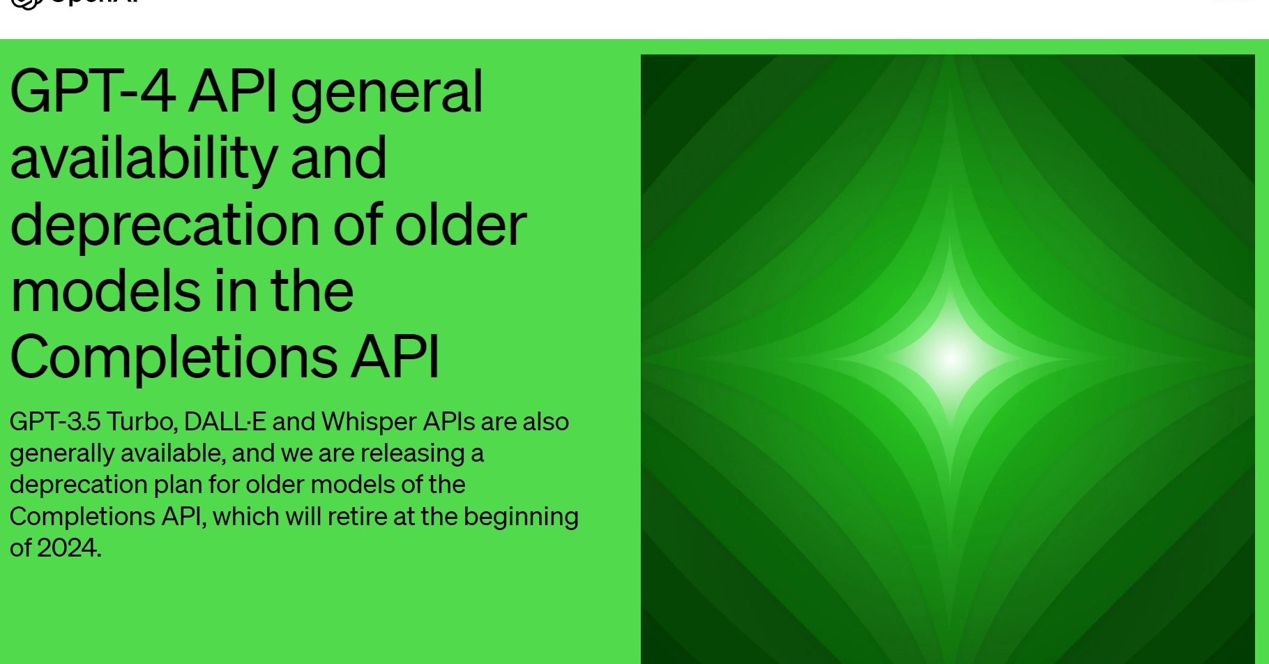 OpenAI、GPT-4 APIの一般提供開始 - ITmedia NEWS