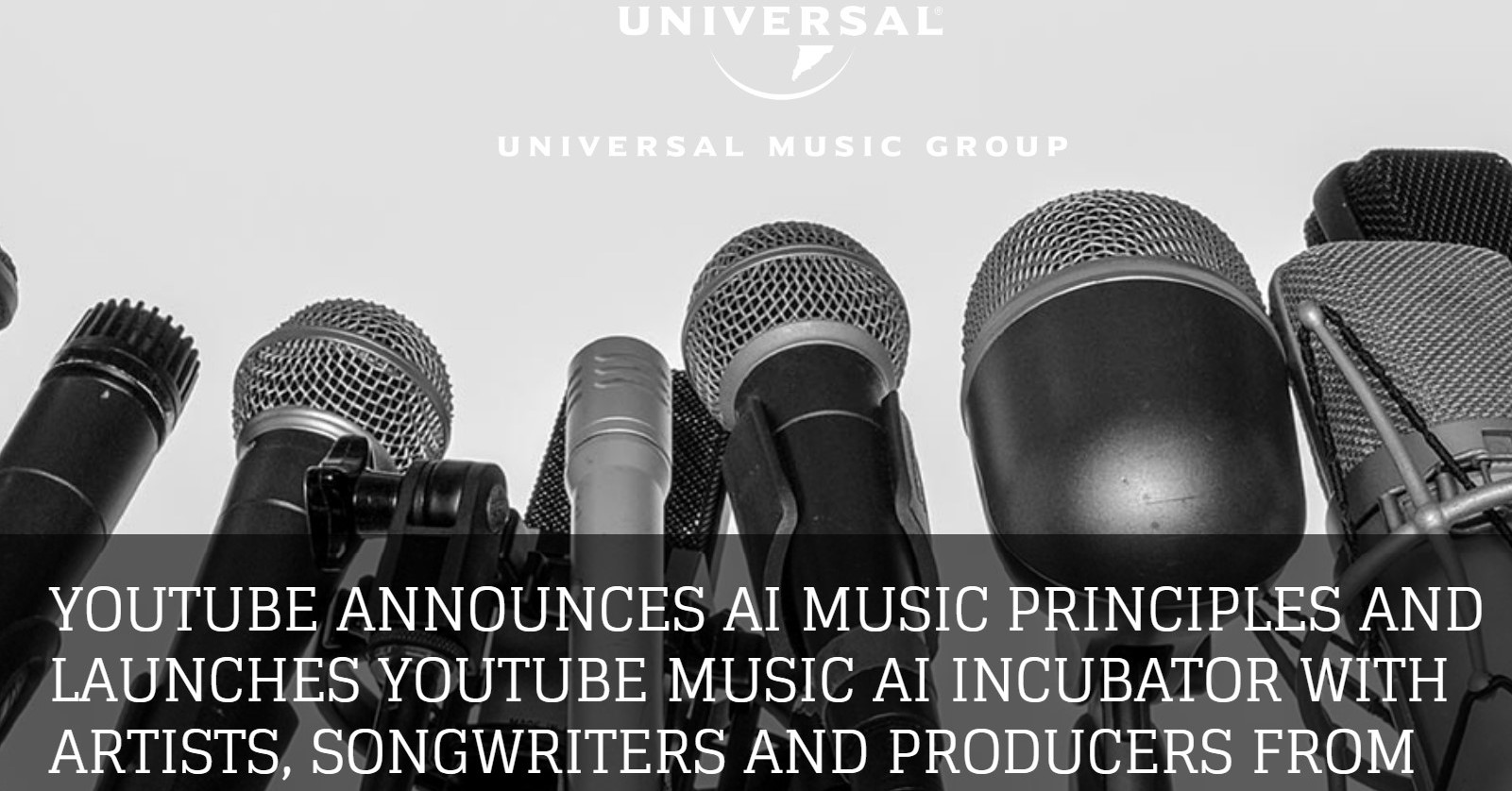 YouTube、生成AIの取り組みでUNIVERSAL MUSICと提携 著作権を守りつつ音楽でのAI活用を - ITmedia NEWS