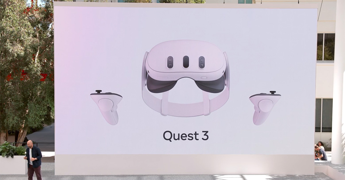 「Meta Quest 3」10月10日発売 MR強化、Quest Pro比2倍のパススルー解像度 7万4800円から - ITmedia NEWS