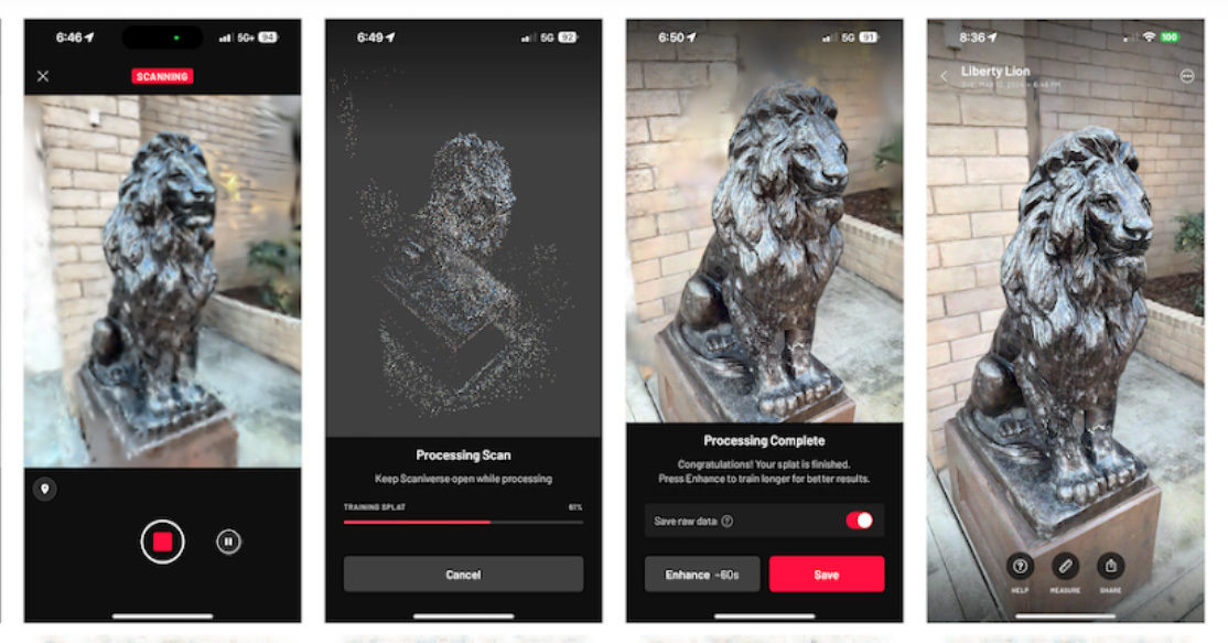 「iPhoneで空間スキャン」に本命あらわる 無料アプリ「Scaniverse」が3D Gaussian Splattingに対応 - ITmedia NEWS