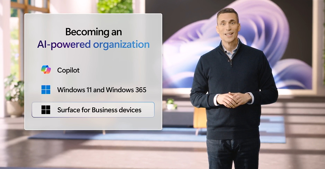Microsoft、法人向けイベントでCopilotと新Surfaceで実現するAI時代のワークスタイルを提案 - ITmedia NEWS