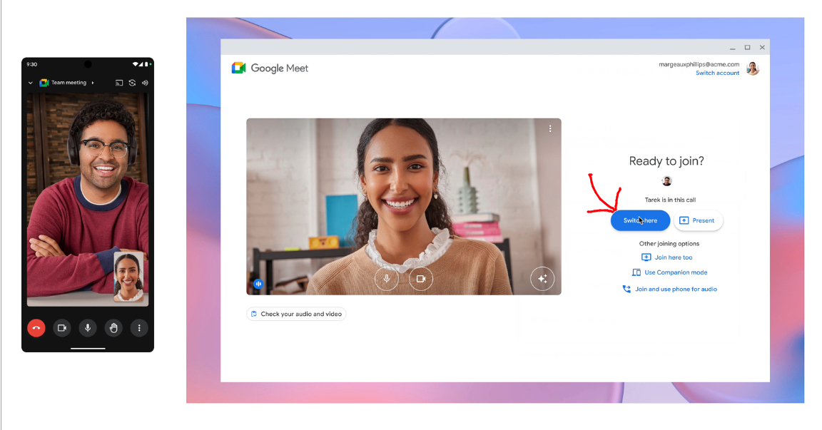 [B! Google] 「Google Meet」、スマホで参加した会議に切らずにPCに切り替え可能に（逆も可）