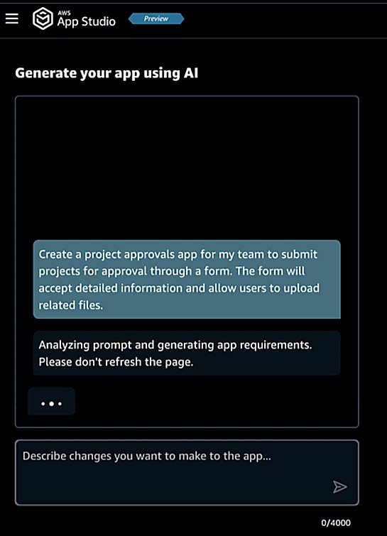 AWS、生成AIへのプロンプトで業務アプリが作れる「AWS App Studio」プレビュー公開 開発スキルがなくてもOK (l_dy_AWSAppStudio_fig5.jpg ...