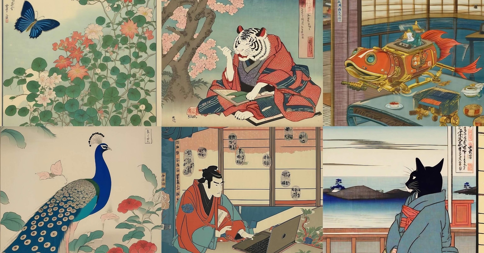 [B! AI] Sakana.ai、浮世絵風イラスト生成AIを公開 浮世絵をカラー化するAIも